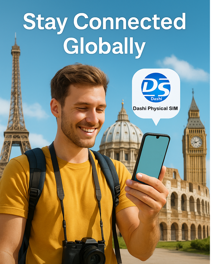 在欧洲11个国旅行 - 实体 SIM 卡 – Dashi eSIM